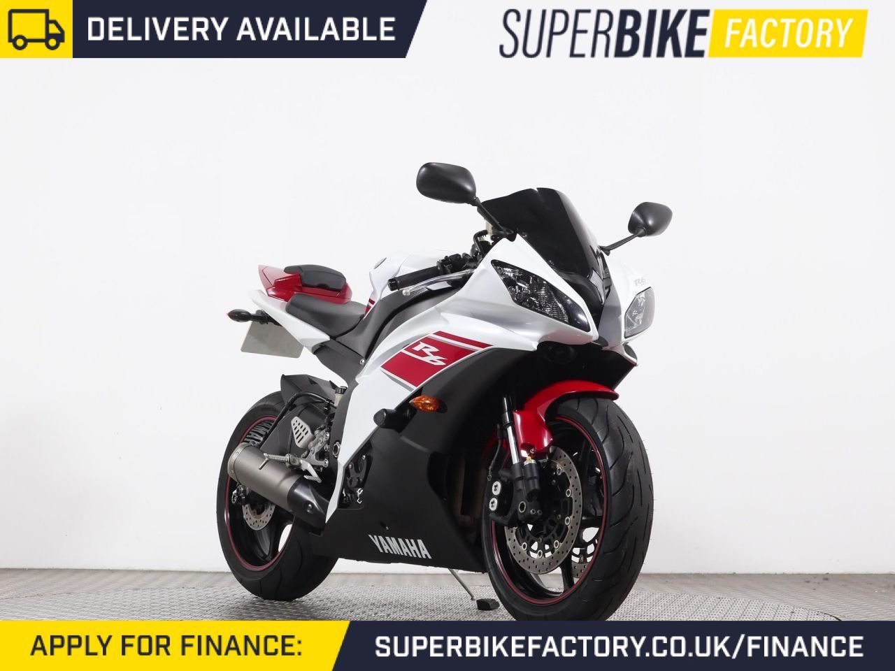 2008 YAMAHA R6 WHITE with 11768 miles - Used Motorbikes Dealer ...