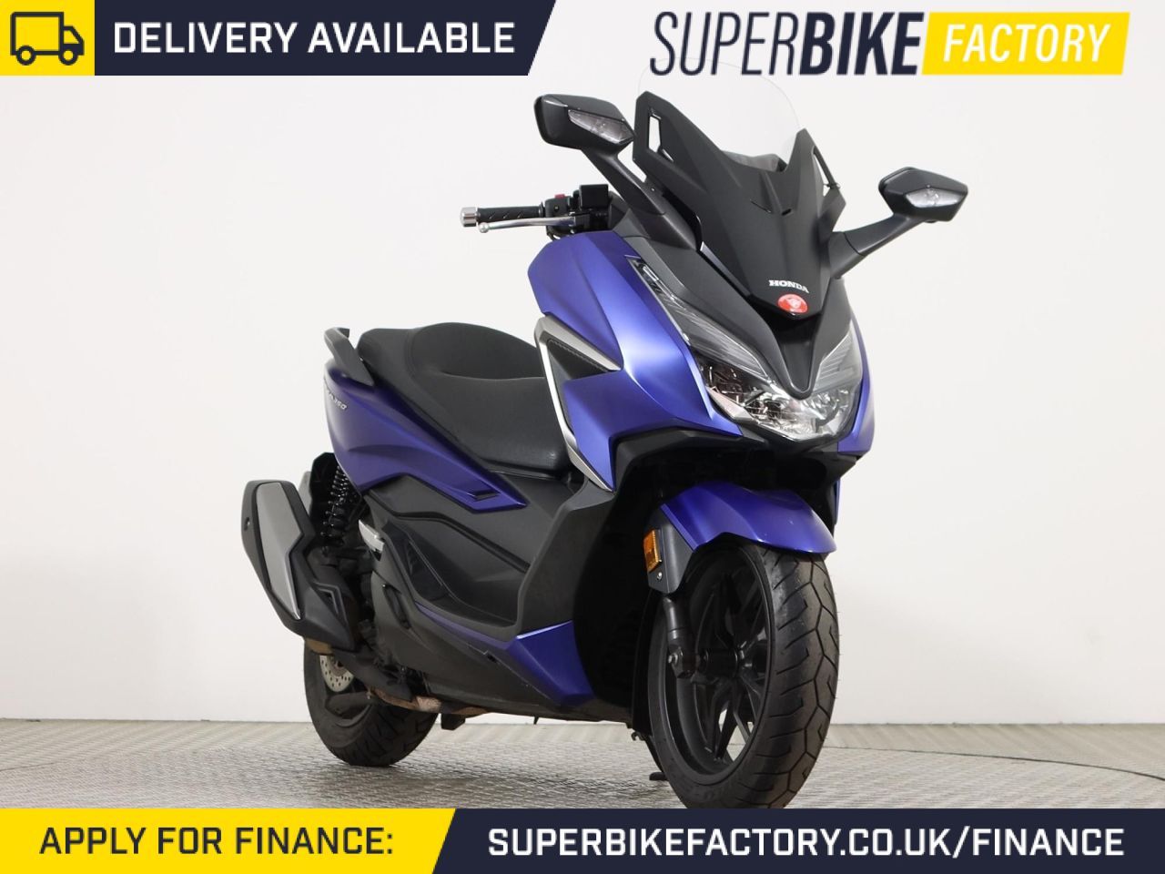 2022 HONDA NSS350 FORZA BLUE with 3132 miles - Used Motorbikes Dealer: Cheshire & Donington Park ...