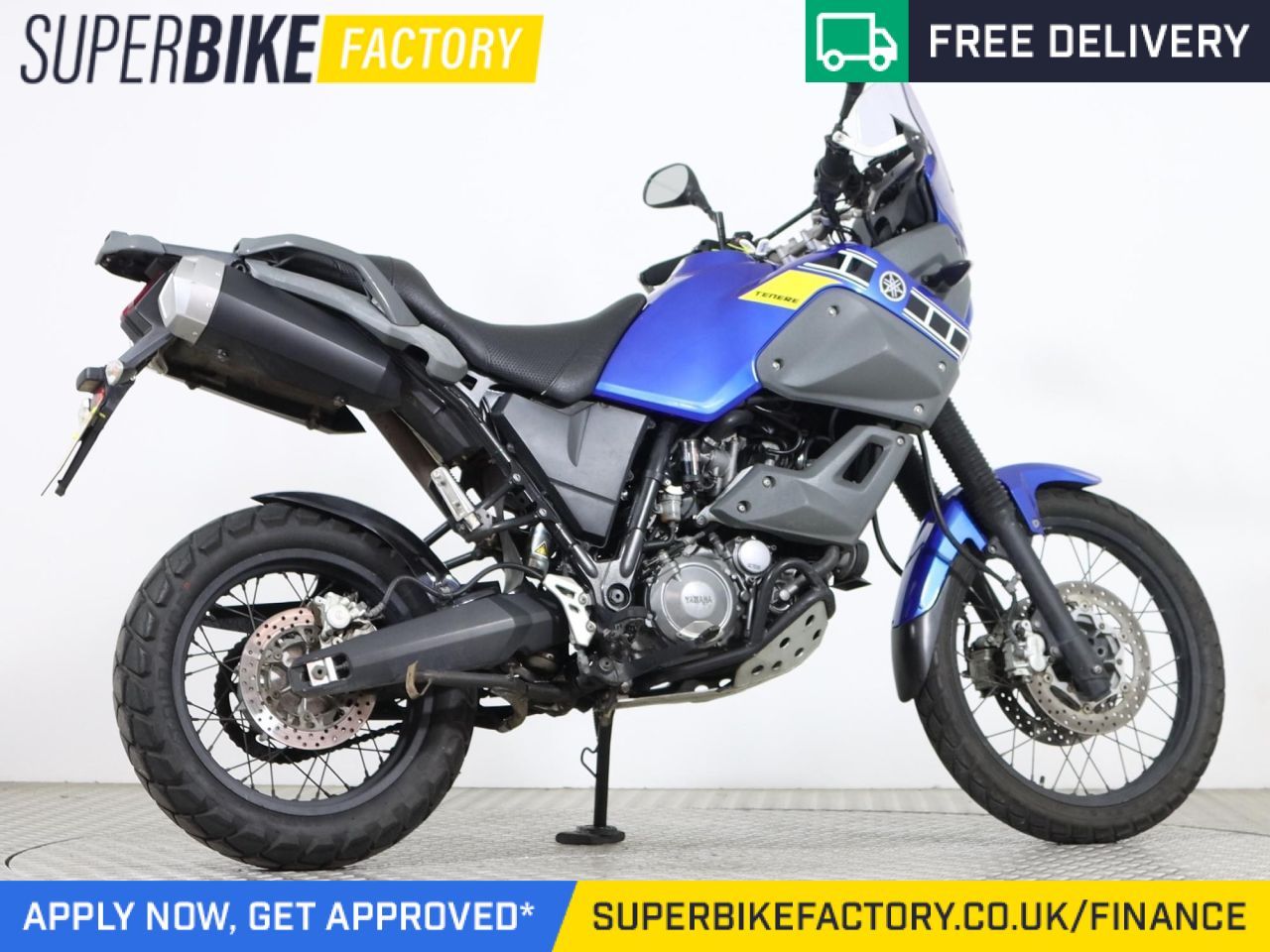 2012 YAMAHA XTZ660 TENERE BLUE with 16883 miles - Used Motorbikes ...