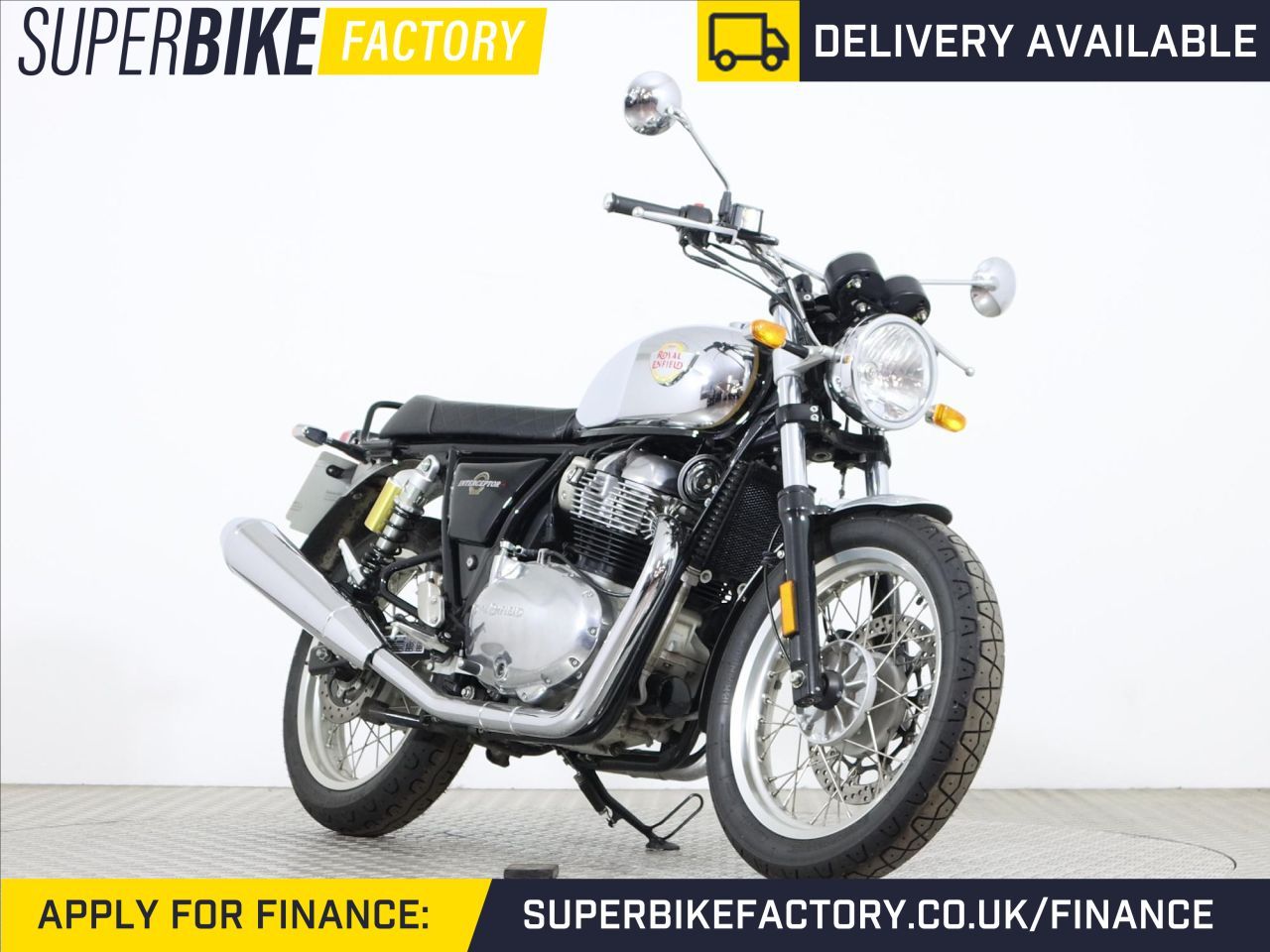 2020 ROYAL ENFIELD INTERCEPTOR SILVER with 1995 miles - Used Motorbikes ...