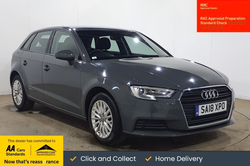 2018 Audi A3 1.0 Sportback Tfsi SE Technik 5D £12,910
