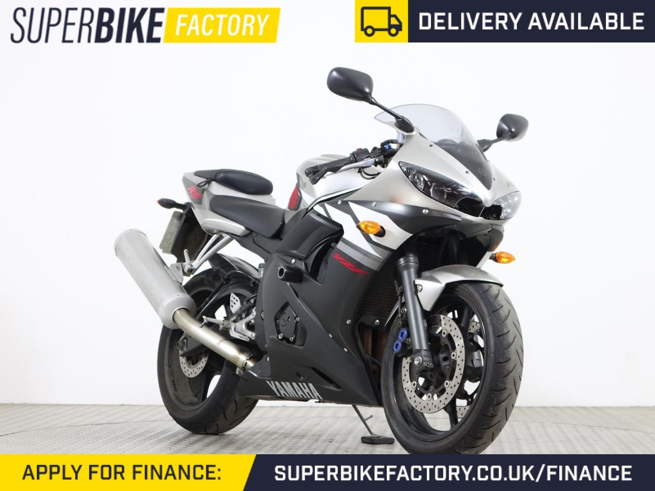2005 YAMAHA R6 SILVER with 17318 miles - Used Motorbikes Dealer ...