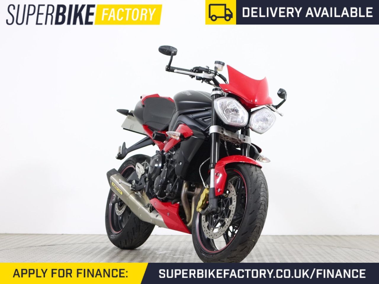 2015 TRIUMPH STREET TRIPLE 675 BLACK with 9581 miles - Used Motorbikes ...