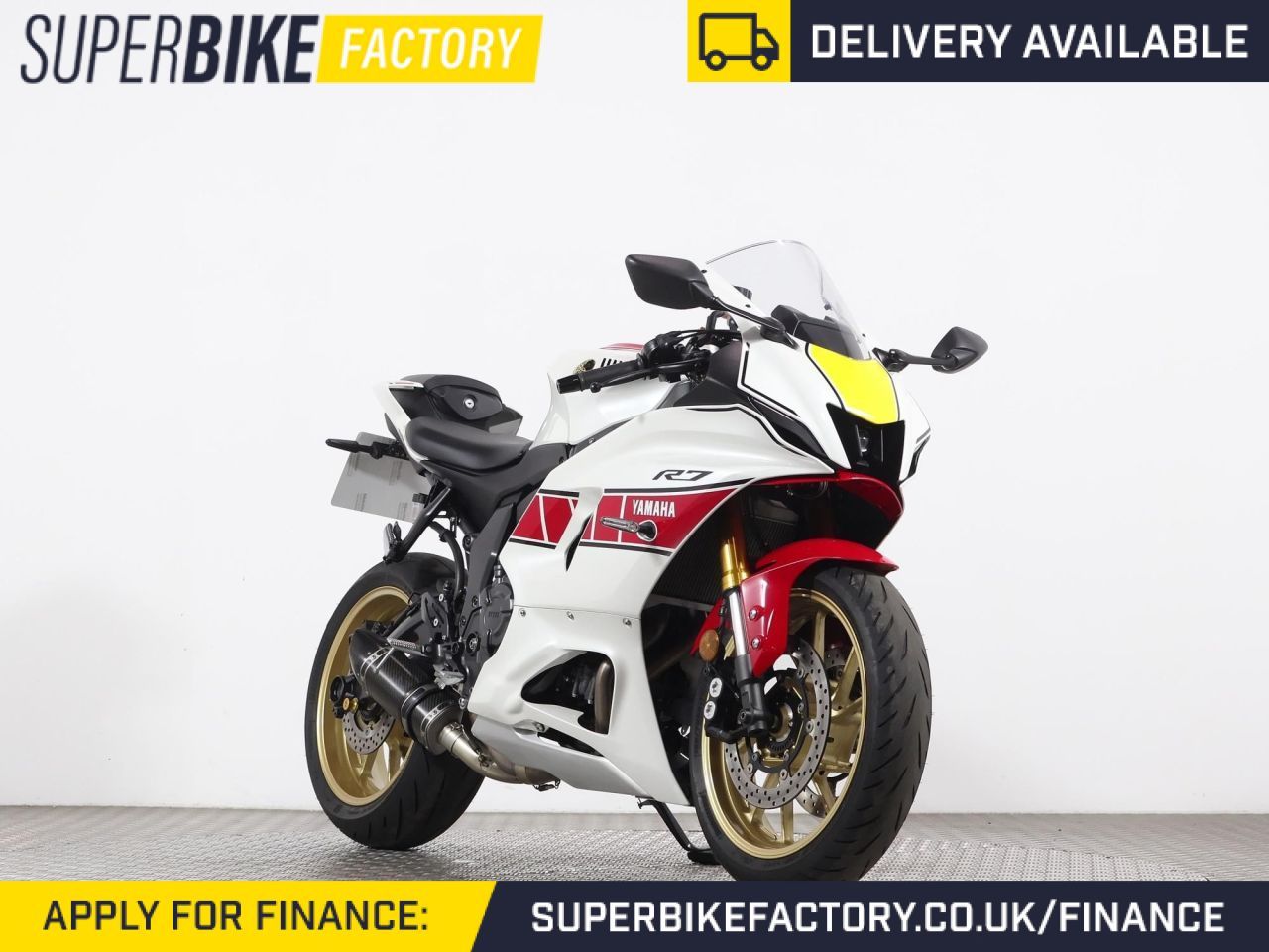 2022 YAMAHA R7 WHITE with 509 miles - Used Motorbikes Dealer: Cheshire ...