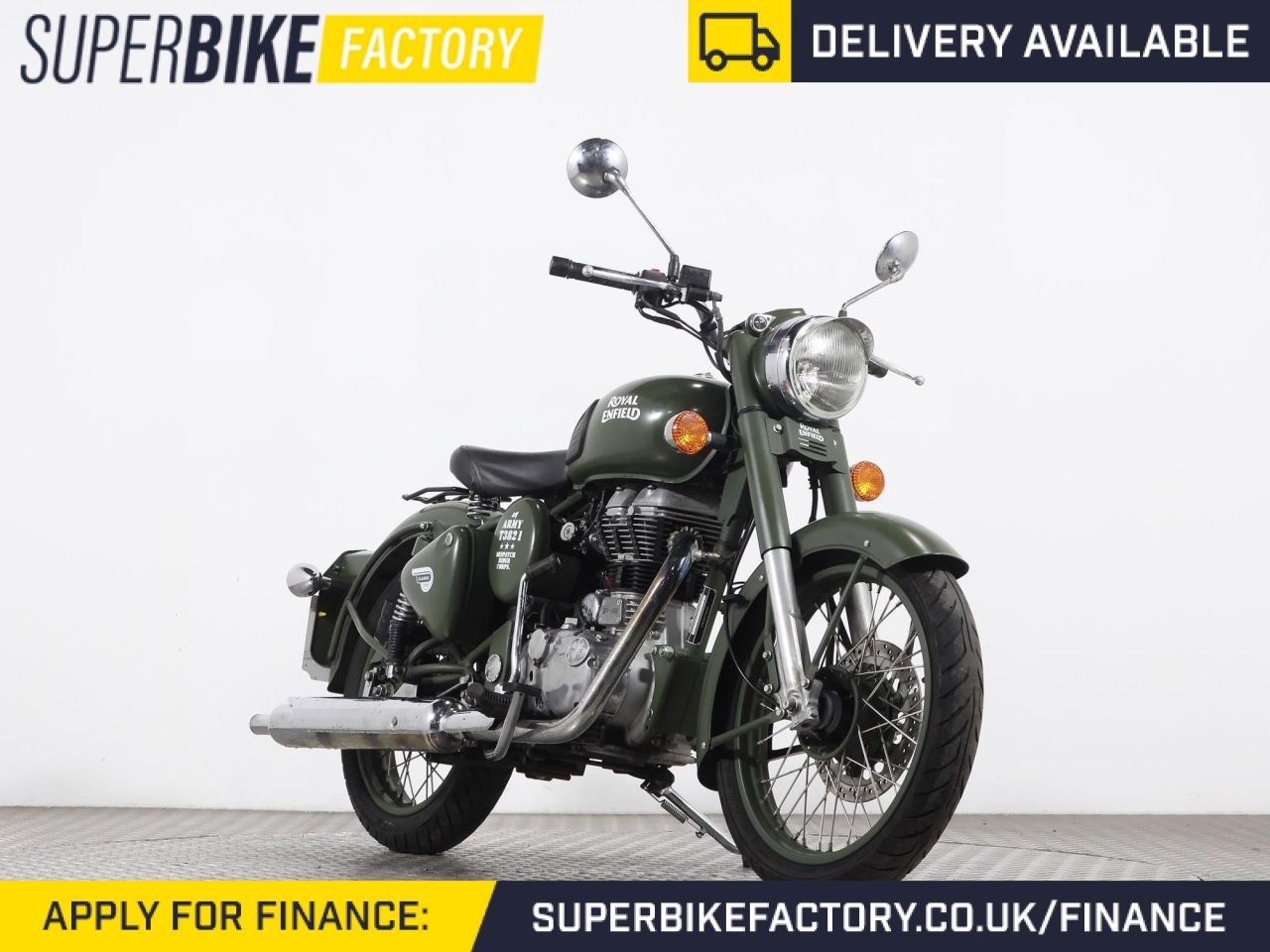 2016 ROYAL ENFIELD BULLET GREEN with 4408 miles - Used Motorbikes ...