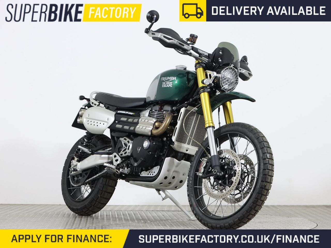 2021 TRIUMPH SCRAMBLER 1200 SILVER with 1681 miles - Used Motorbikes ...