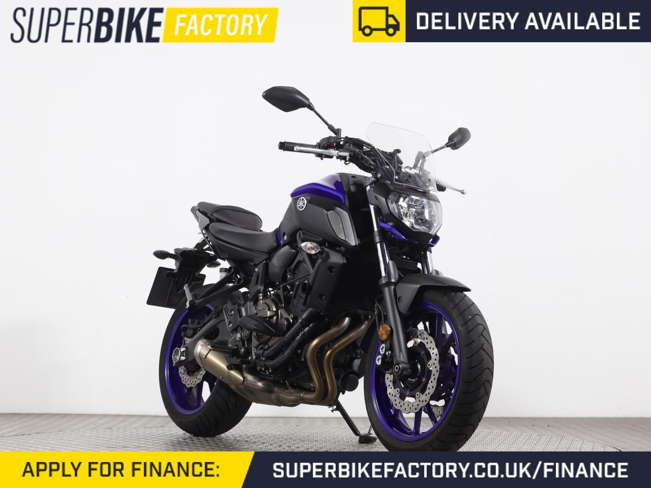 2018 YAMAHA MT-07 BLUE with 1977 miles - Used Motorbikes Dealer ...
