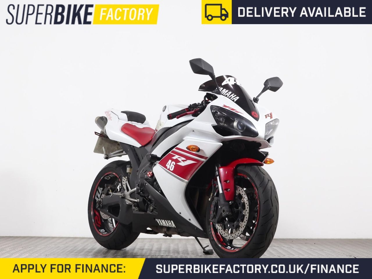 2009 YAMAHA R1 WHITE with 17456 miles - Used Motorbikes Dealer ...