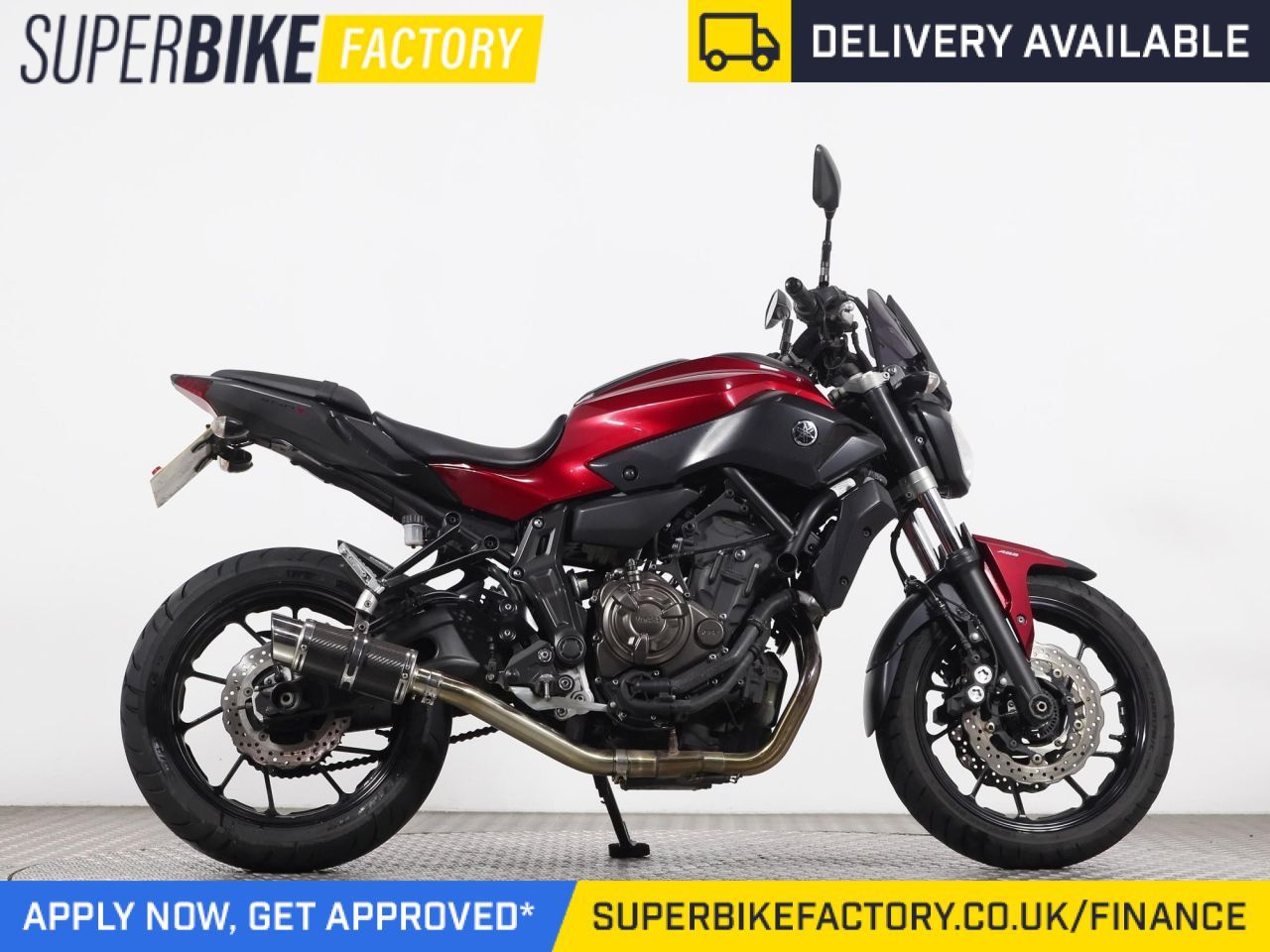 2016 YAMAHA MT-07 RED with 22691 miles - Used Motorbikes Dealer ...