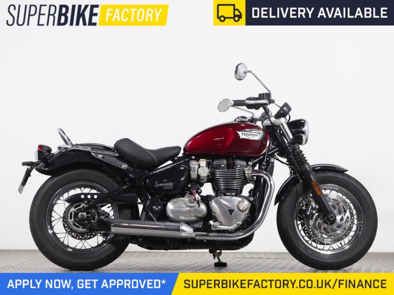 2022 TRIUMPH SPEEDMASTER 1200 RED with 1846 miles - Used Motorbikes ...