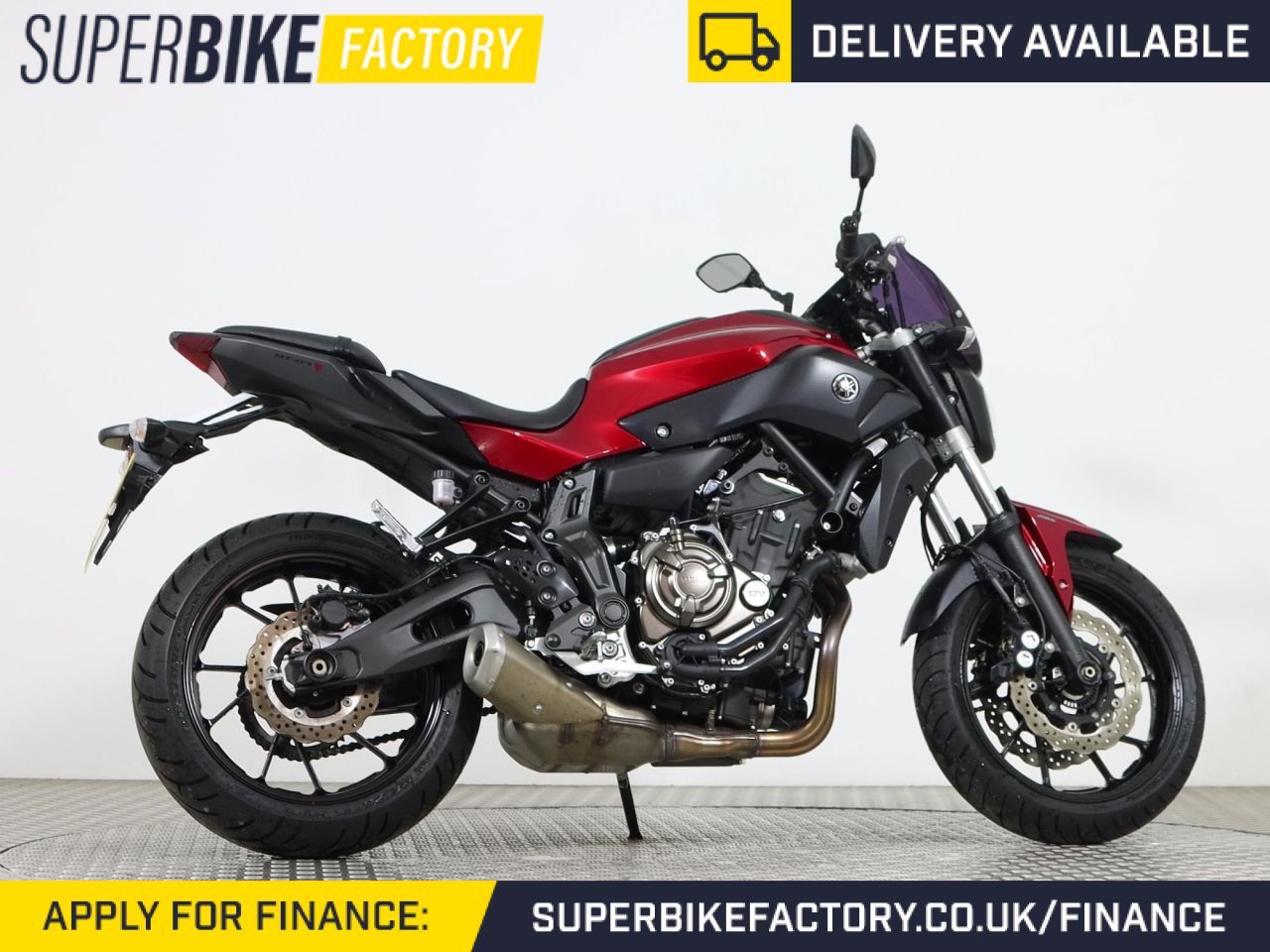 2016 YAMAHA MT-07 RED with 2744 miles - Used Motorbikes Dealer ...