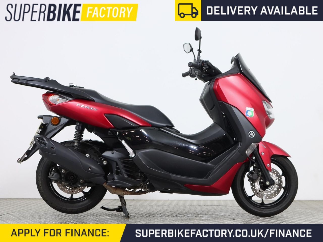2022 YAMAHA NMAX RED with 5090 miles - Used Motorbikes Dealer: Cheshire ...