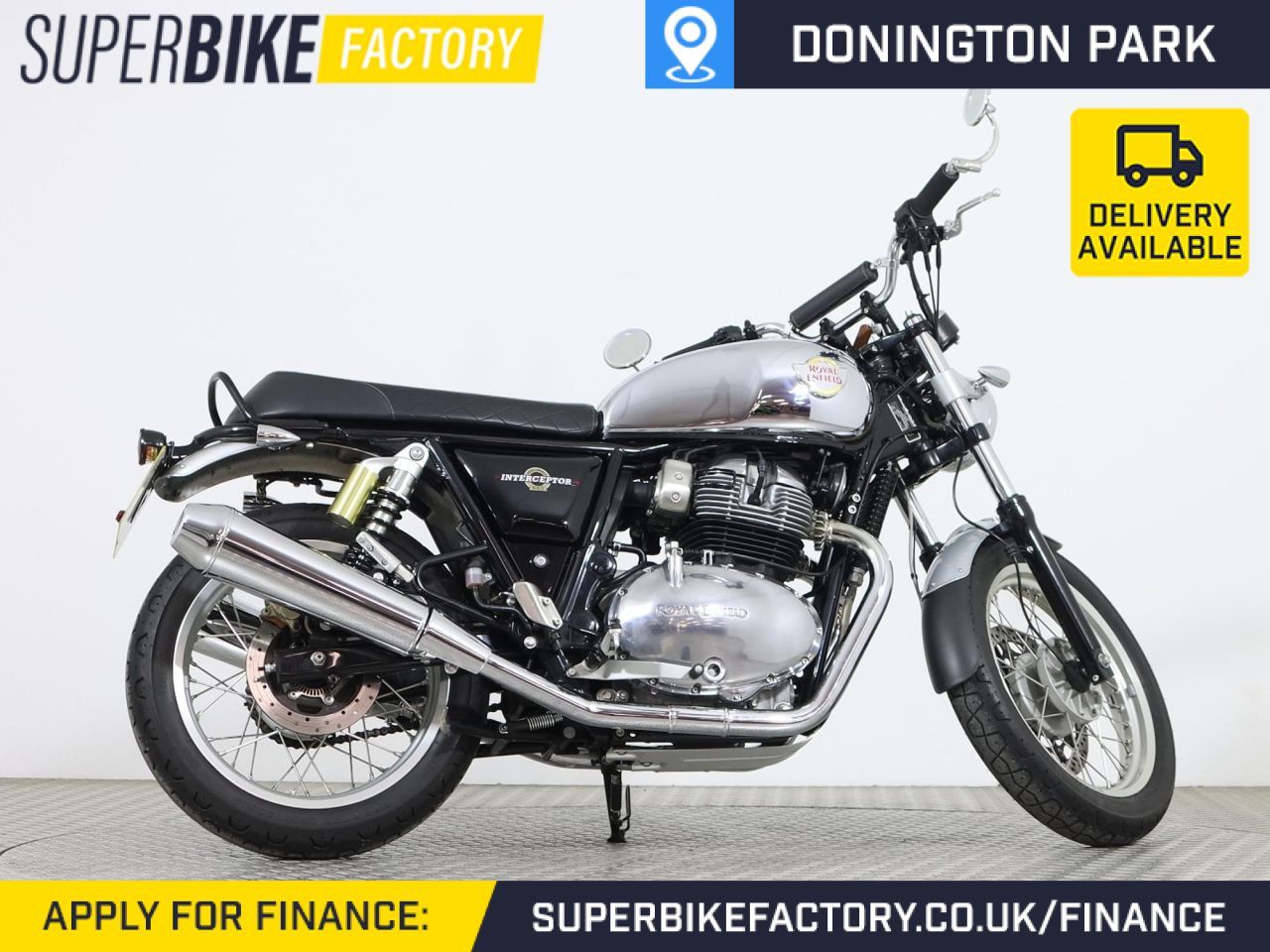 2019 ROYAL ENFIELD INTERCEPTOR SILVER with 2918 miles - Used Motorbikes ...