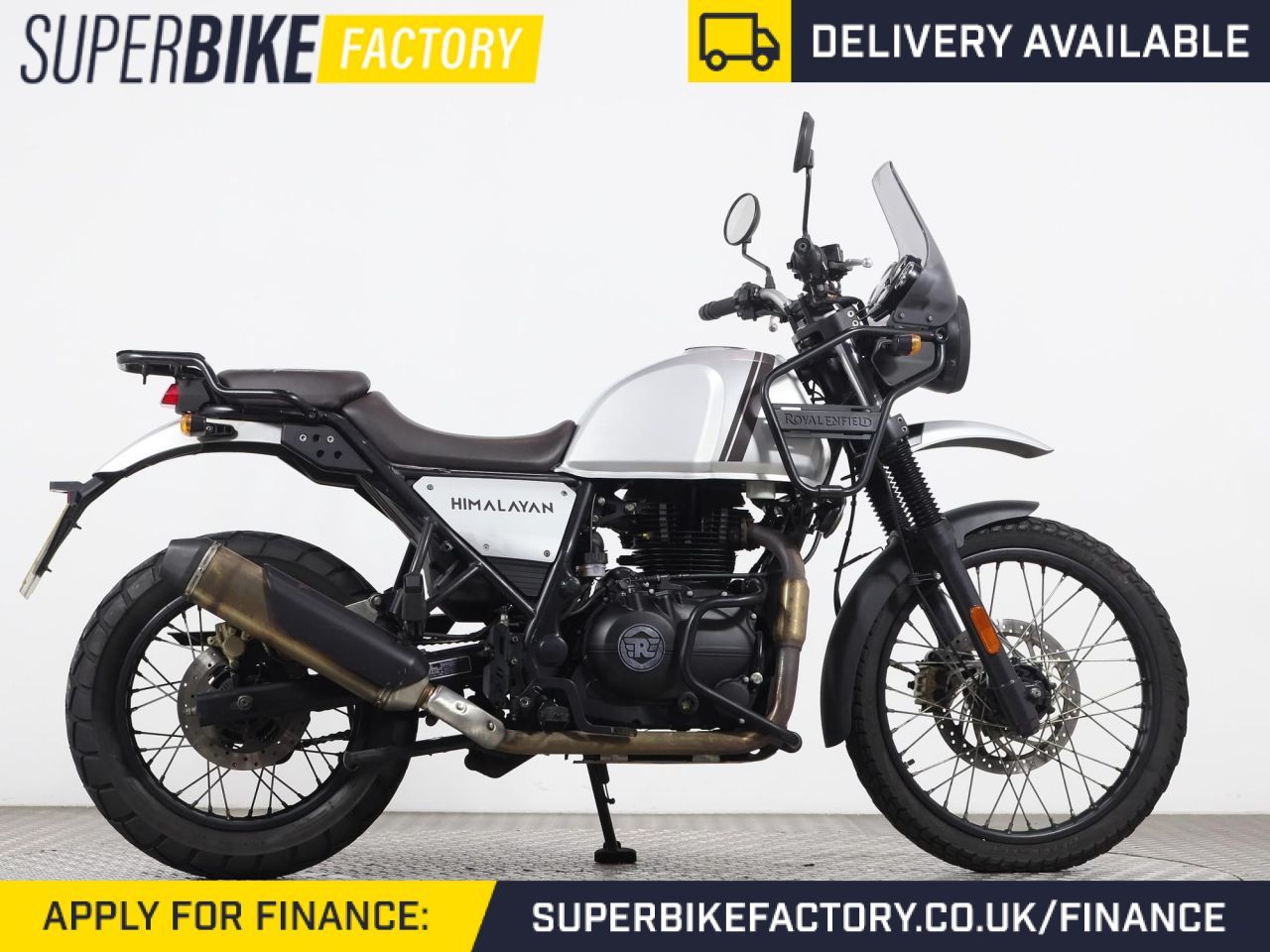 2021 ROYAL ENFIELD HIMALAYAN SILVER with 8705 miles - Used Motorbikes ...
