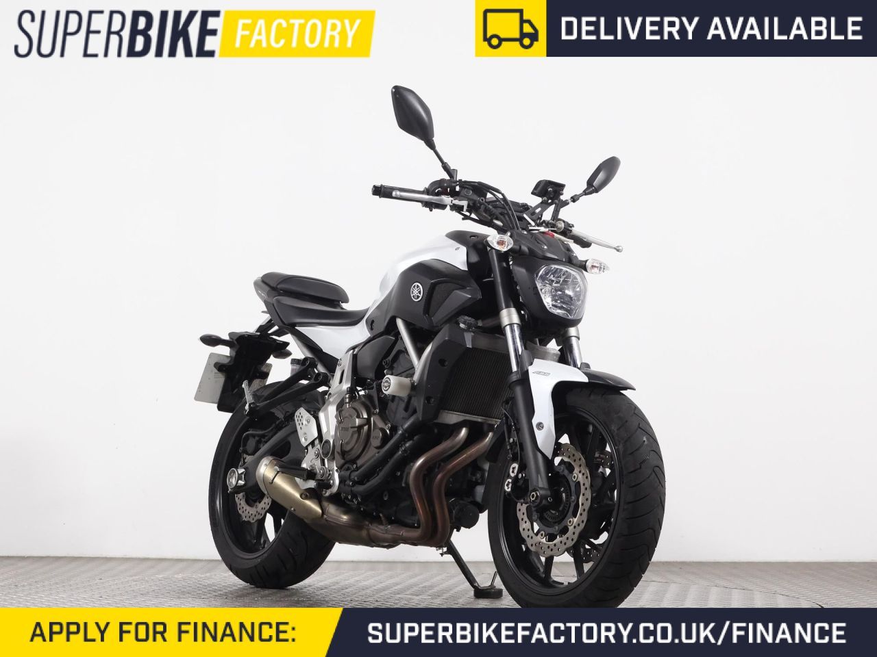 2014 YAMAHA MT-07 WHITE with 6701 miles - Used Motorbikes Dealer ...