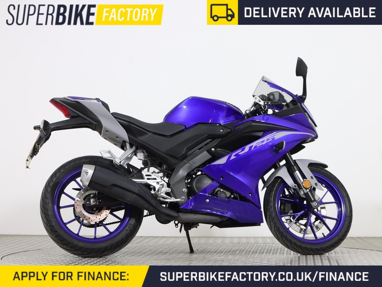 2021 YAMAHA YZF-R125 BLUE with 1583 miles - Used Motorbikes Dealer ...