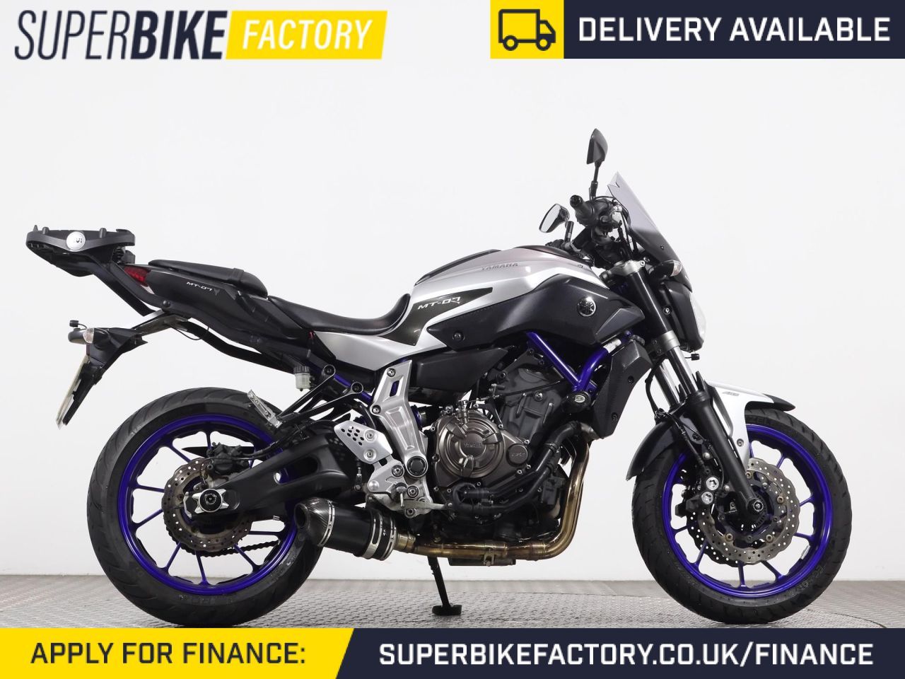 2015 YAMAHA MT-07 SILVER with 21515 miles - Used Motorbikes Dealer ...