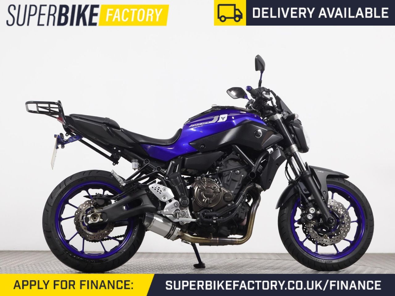 2017 YAMAHA MT-07 BLUE with 6133 miles - Used Motorbikes Dealer ...
