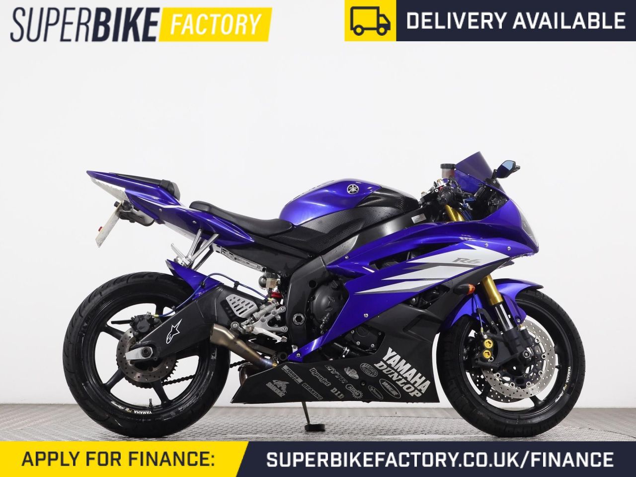 2007 YAMAHA R6 BLUE with 13394 miles - Used Motorbikes Dealer: Cheshire ...