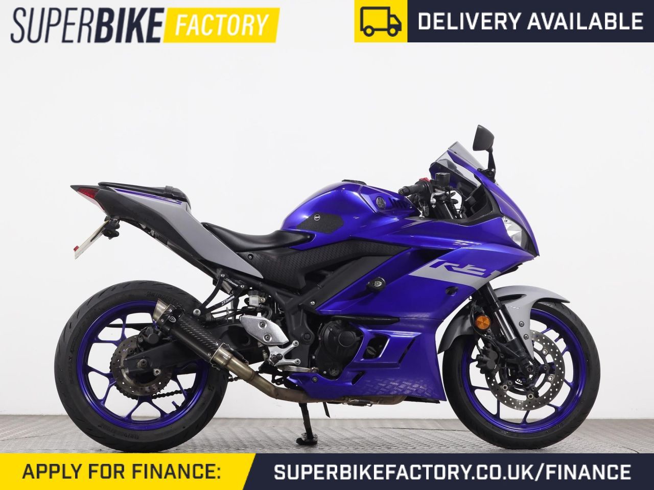 2021 YAMAHA R3 BLUE with 16190 miles - Used Motorbikes Dealer: Cheshire ...