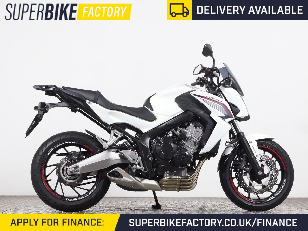2016 HONDA CB650F WHITE with 1661 miles - Used Motorbikes Dealer ...
