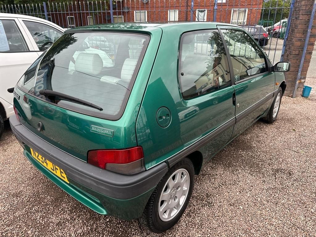 1995 Peugeot 106 1.4 Roland Garros 3D 75 BHP £6,995