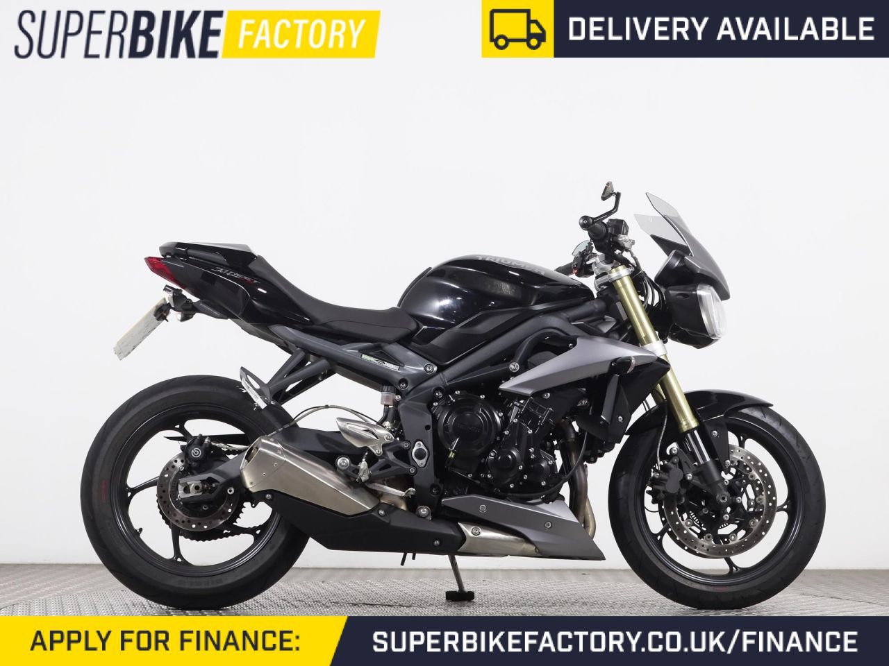 2014 TRIUMPH STREET TRIPLE 675 BLACK with 4471 miles - Used Motorbikes ...