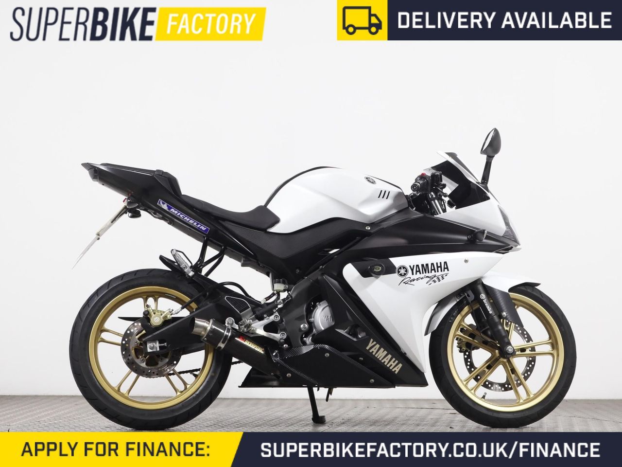 2013 YAMAHA YZF-R125 WHITE with 4674 miles - Used Motorbikes Dealer: Macclesfield & Donington ...