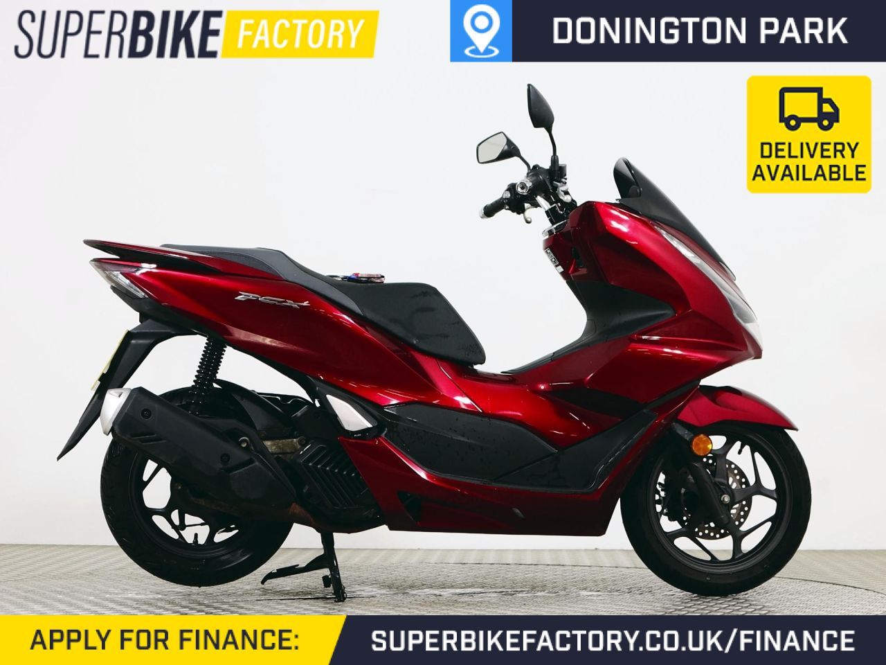2022 HONDA PCX125 RED with 6700 miles - Used Motorbikes Dealer ...