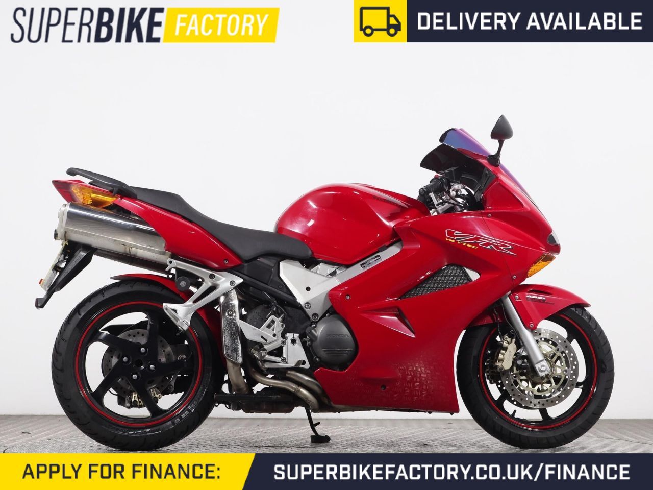 2004 HONDA VFR800F RED with 12649 miles - Used Motorbikes Dealer ...
