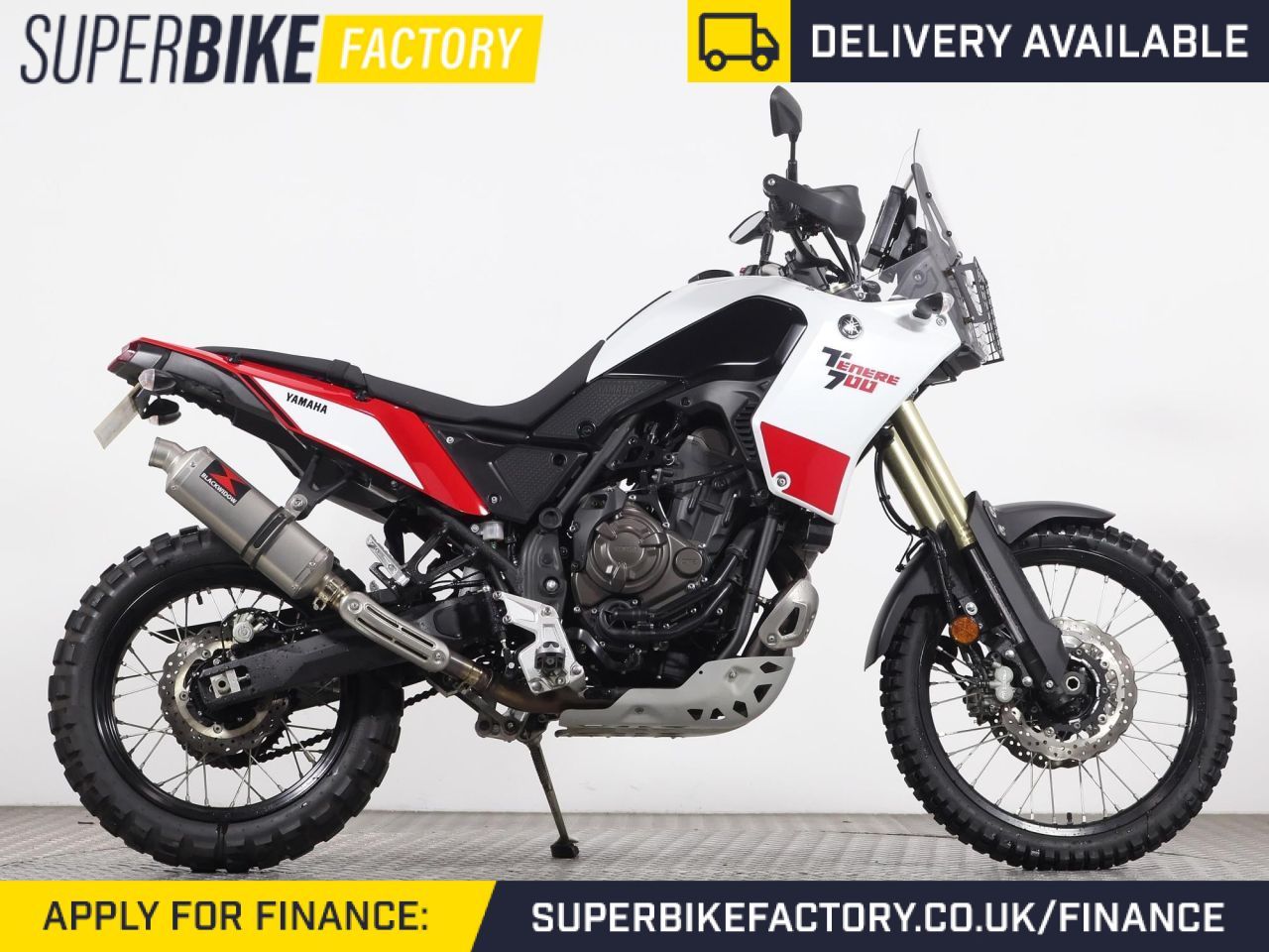 2021 YAMAHA TENERE 700 WHITE with 4300 miles - Used Motorbikes Dealer ...
