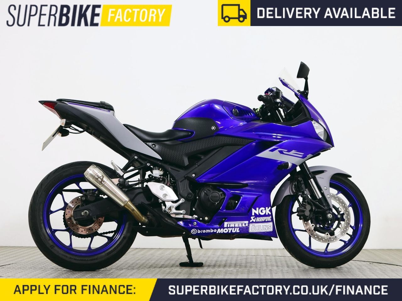 2020 YAMAHA R3 BLUE with 5646 miles - Used Motorbikes Dealer: Cheshire ...