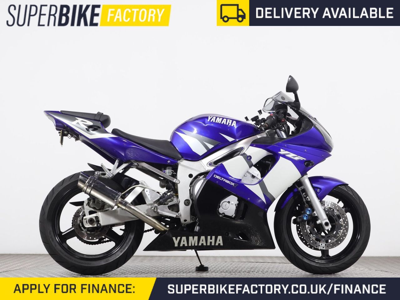 2002 YAMAHA R6 BLUE with 23364 miles - Used Motorbikes Dealer ...