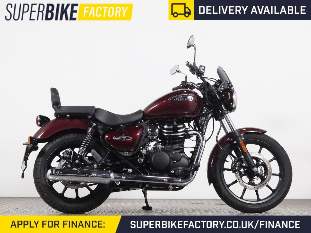 2021 ROYAL ENFIELD METEOR RED with 7 miles - Used Motorbikes Dealer ...