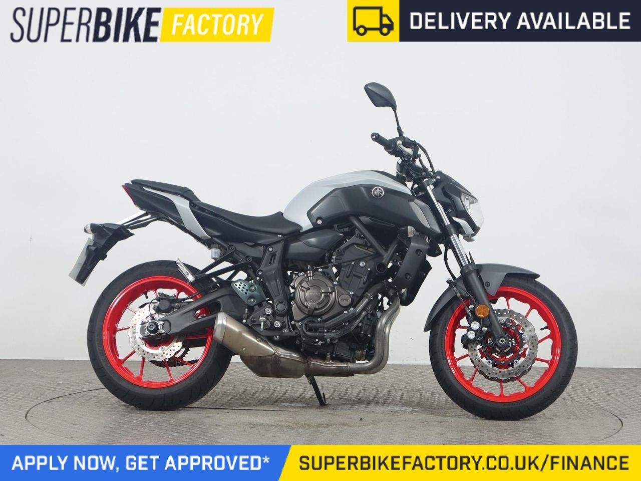 2020 YAMAHA MT-07 GREY with 2768 miles - Used Motorbikes Dealer ...