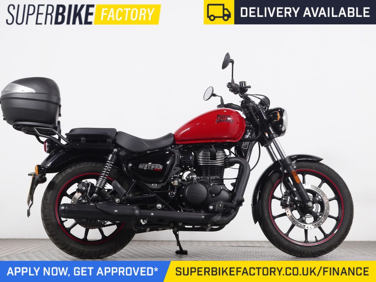 2021 ROYAL ENFIELD METEOR RED with 987 miles - Used Motorbikes Dealer ...