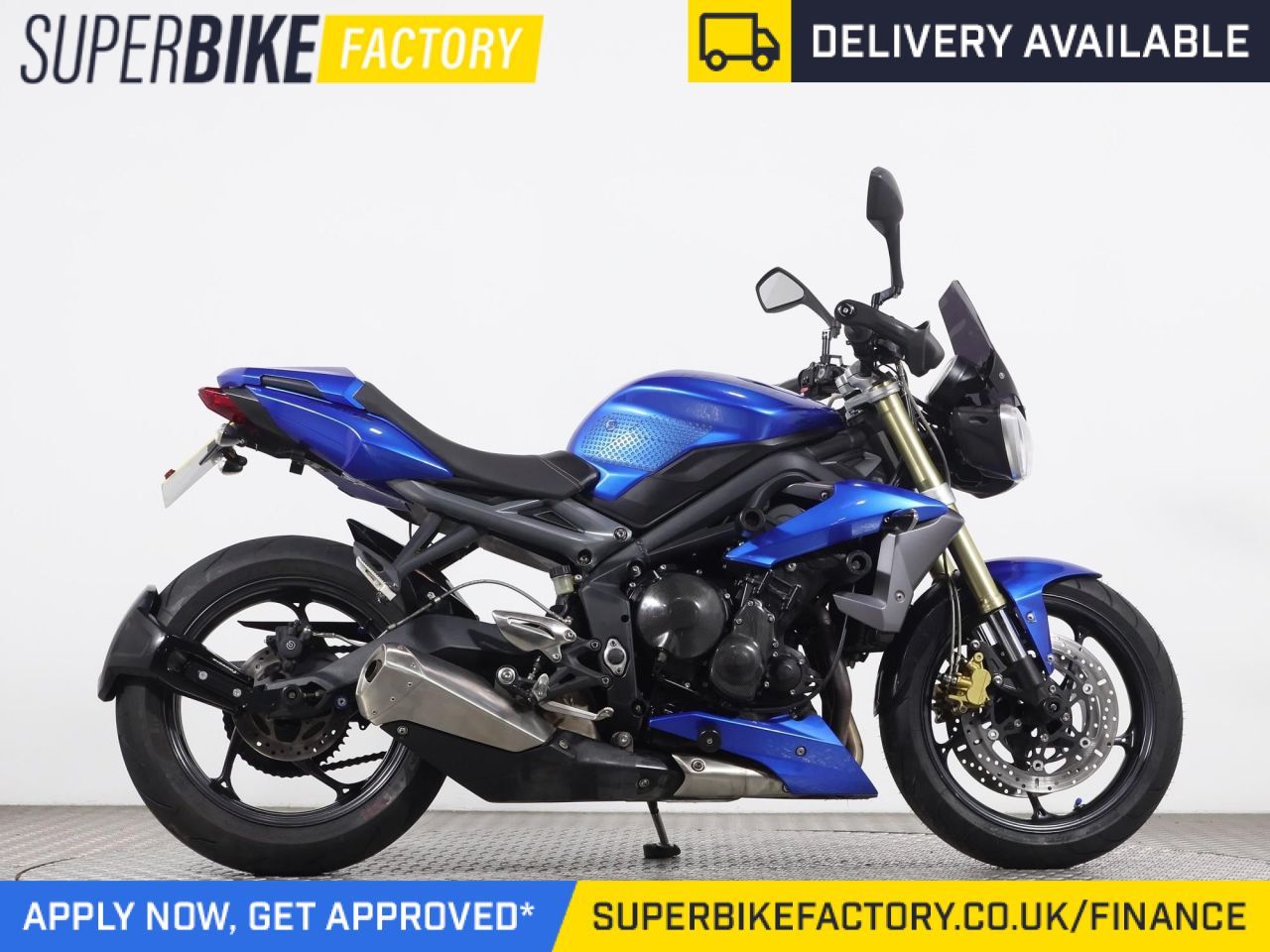 2013 TRIUMPH STREET TRIPLE 675 BLUE with 11707 miles - Used Motorbikes ...