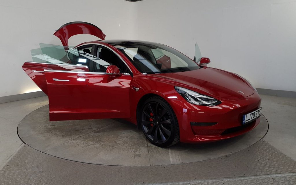 2020 Tesla Model 3 Performance Awd 4D 483 BHP £27,995