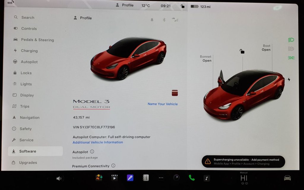 2020 Tesla Model 3 Performance Awd 4D 483 BHP £27,995