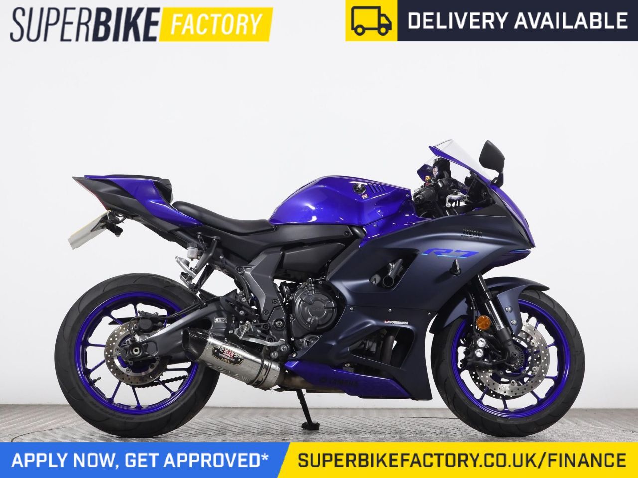 2022 YAMAHA R7 BLUE with 5518 miles - Used Motorbikes Dealer ...