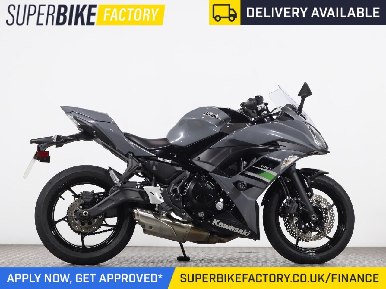 2018 KAWASAKI NINJA 650 GREY with 1894 miles - Used Motorbikes Dealer ...