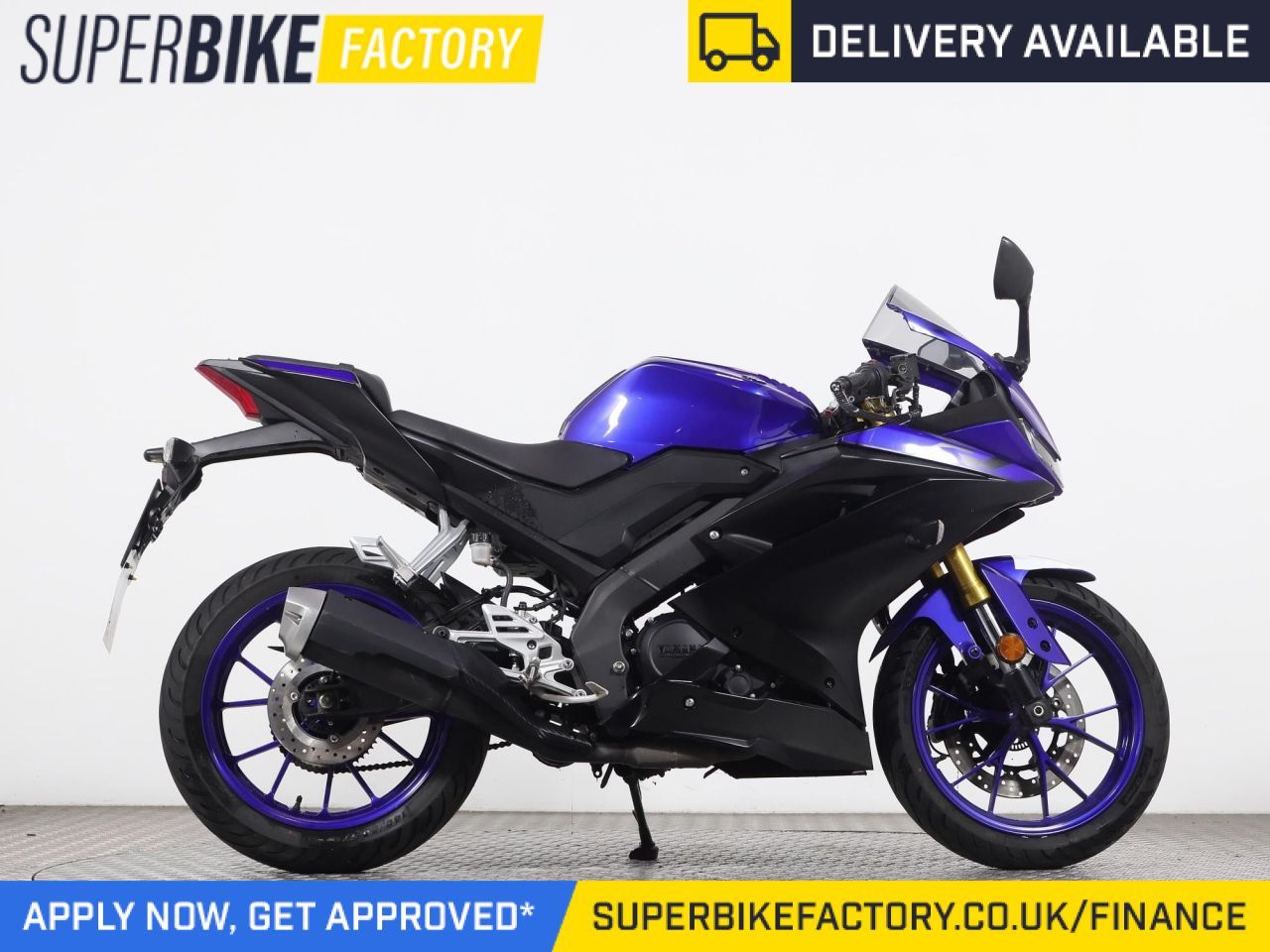 2019 YAMAHA R125 BLUE with 3213 miles - Used Motorbikes Dealer ...
