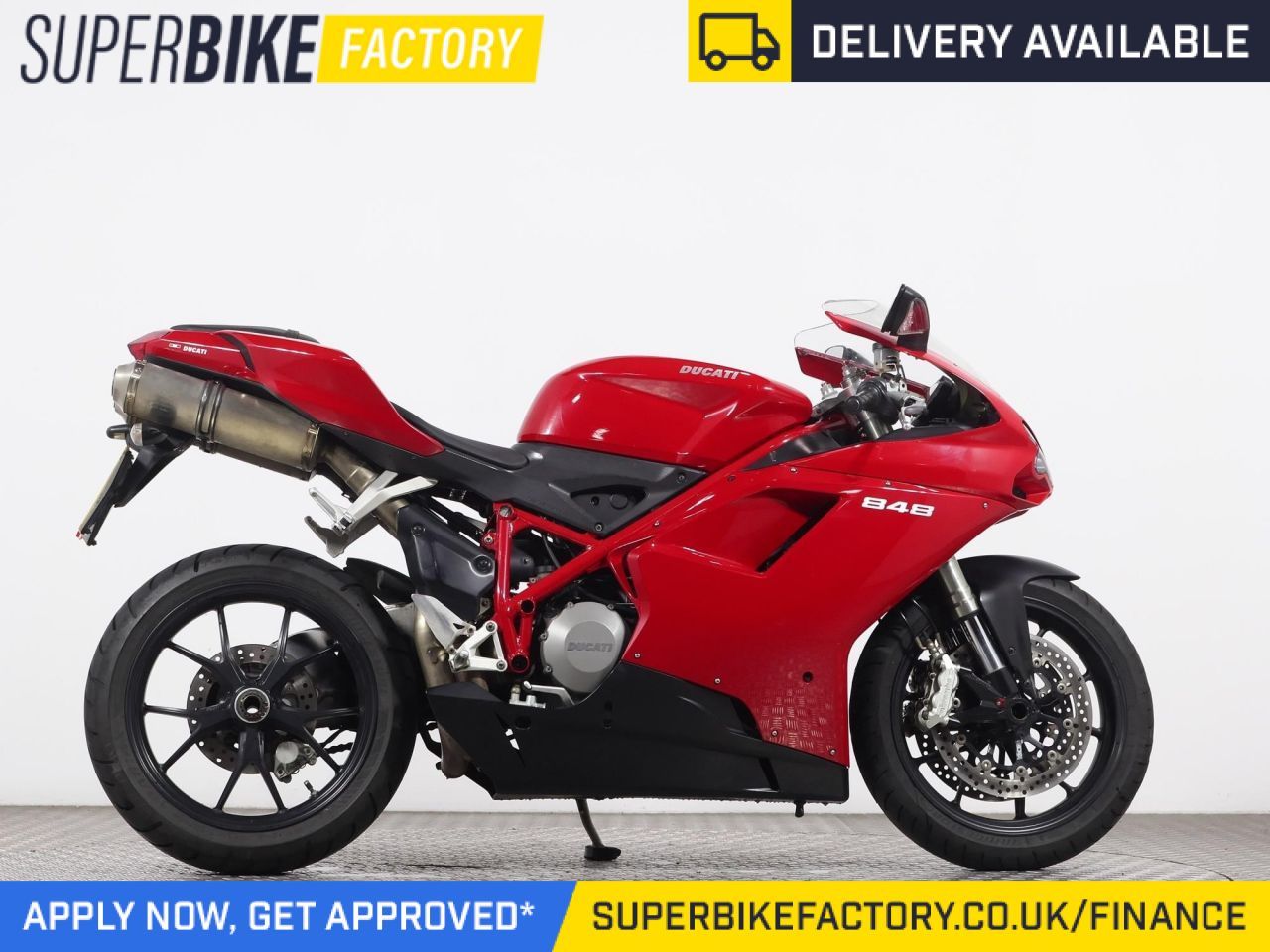 2008 DUCATI 848 RED with 15100 miles - Used Motorbikes Dealer: Cheshire & Donington Park: The ...