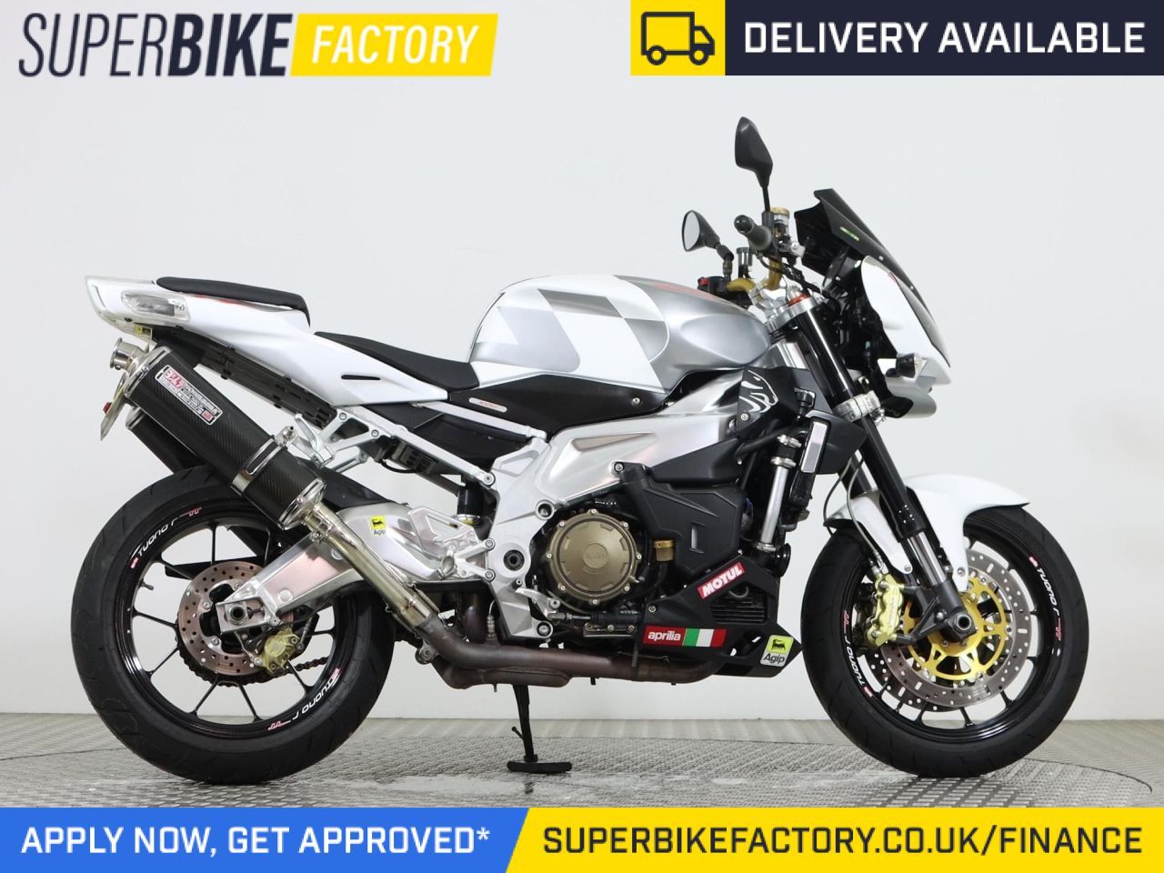2010 APRILIA TUONO 1000 WHITE with 16971 miles - Used Motorbikes Dealer ...
