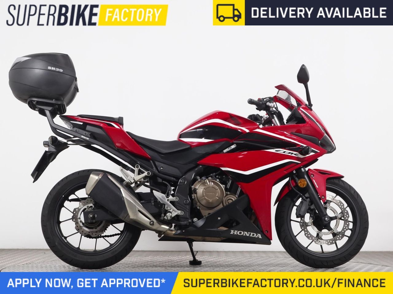 2019 HONDA CBR500R RED with 15619 miles - Used Motorbikes Dealer ...