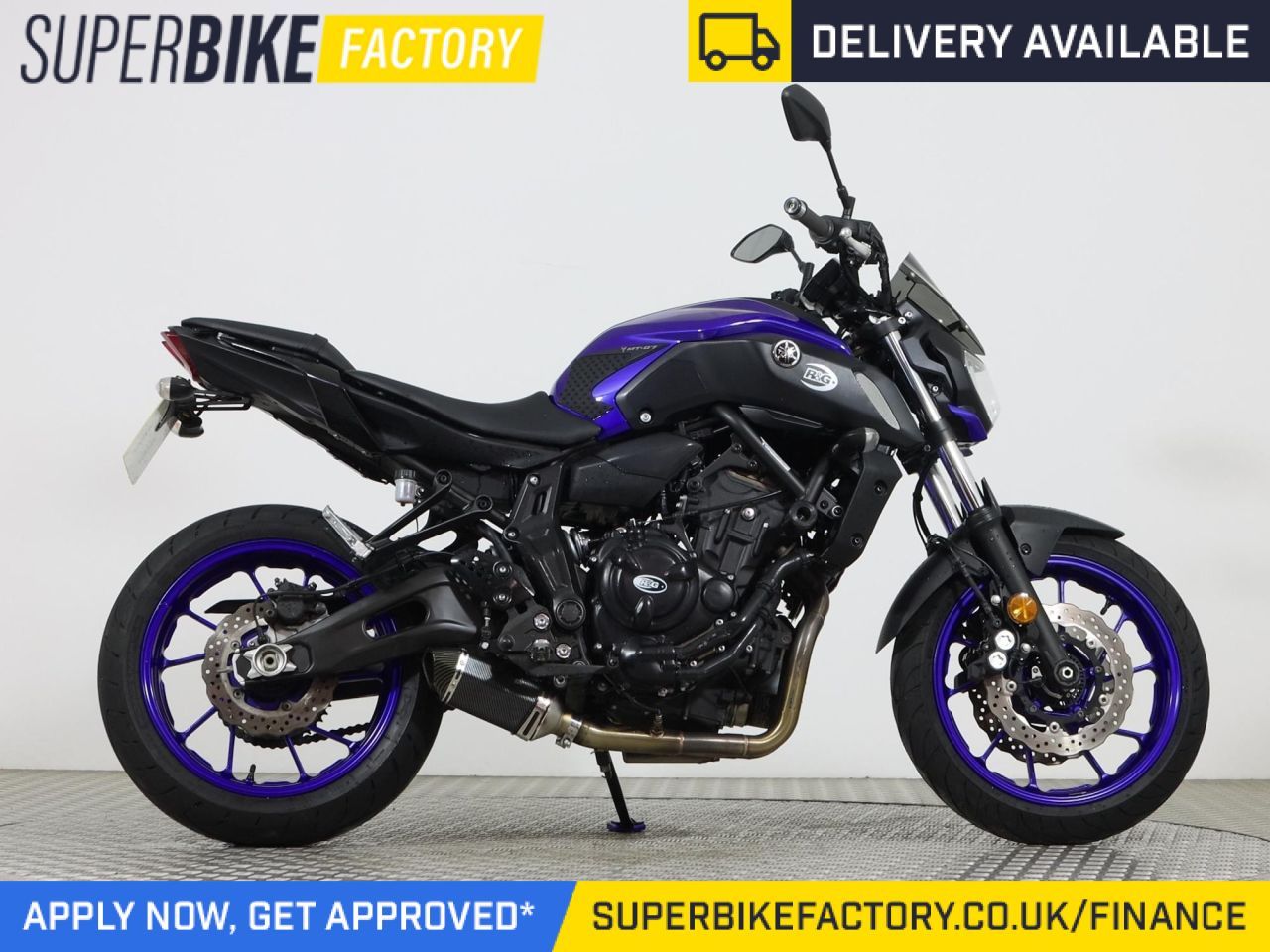 2018 YAMAHA MT-07 BLUE with 5039 miles - Used Motorbikes Dealer ...