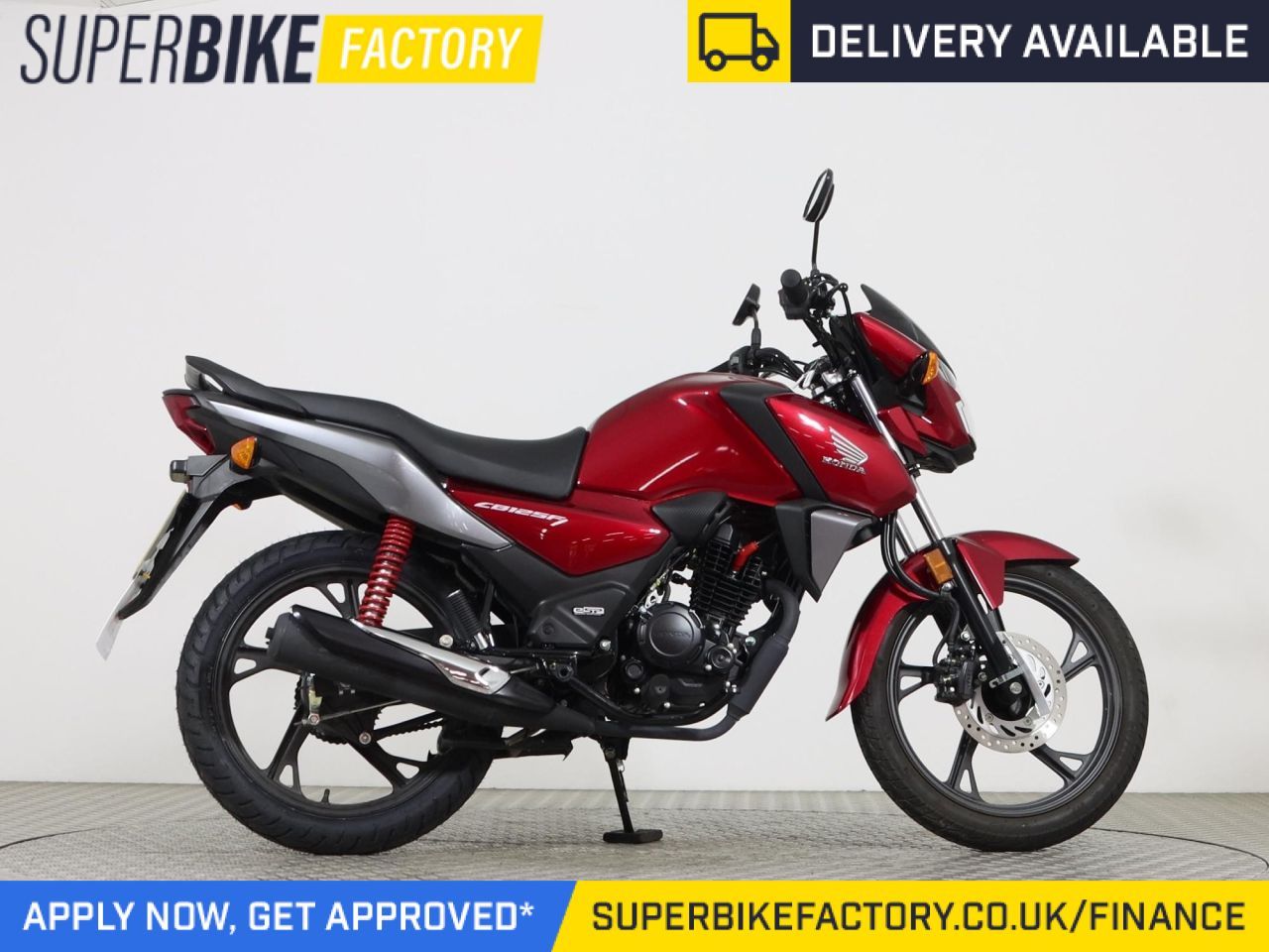 2023 HONDA CB125F RED with 728 miles - Used Motorbikes Dealer: Cheshire ...