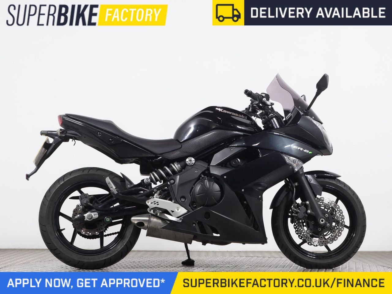 2011 KAWASAKI ER-6F BLACK with 15800 miles - Used Motorbikes Dealer: Cheshire & Donington Park ...
