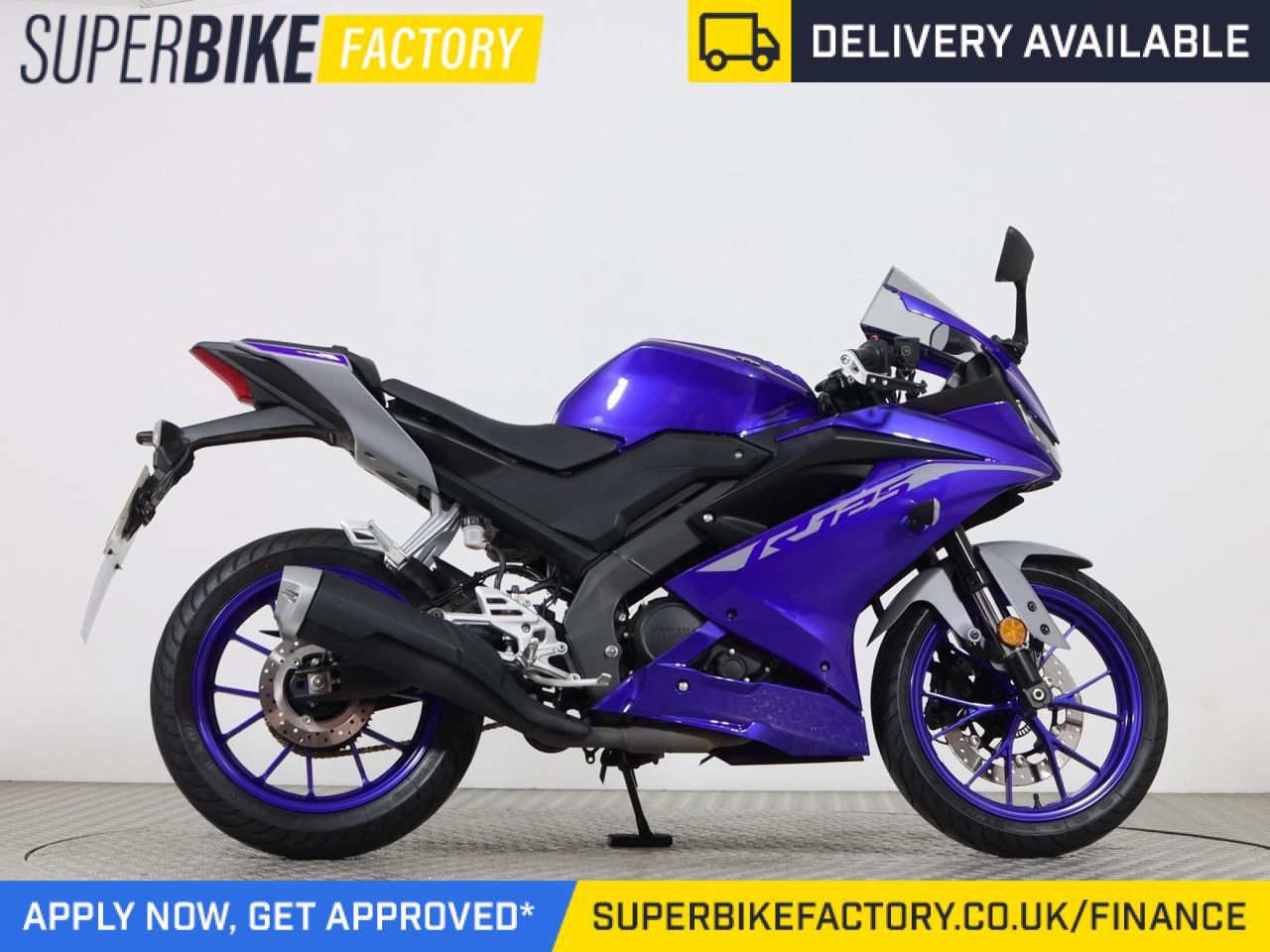 2021 YAMAHA YZF-R125 BLUE with 2523 miles - Used Motorbikes Dealer ...