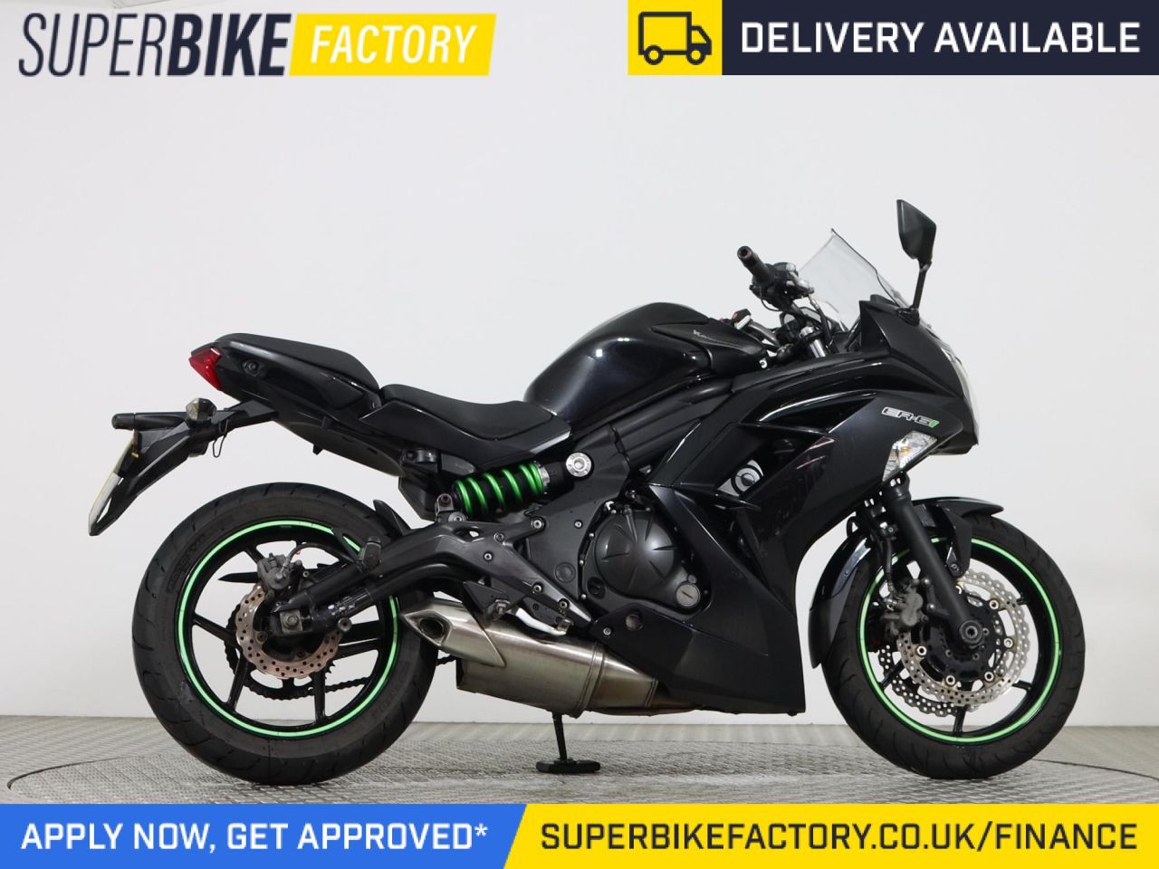 2014 KAWASAKI ER-6F BLACK with 12569 miles - Used Motorbikes Dealer: Cheshire & Donington Park ...